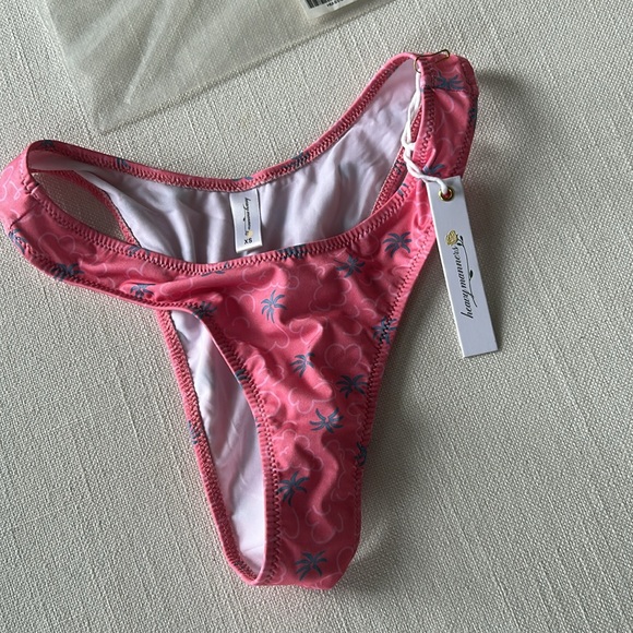 Heavy Manners | Swim | Heavy Manners Teeny Set Triangle Front Tie Top ...